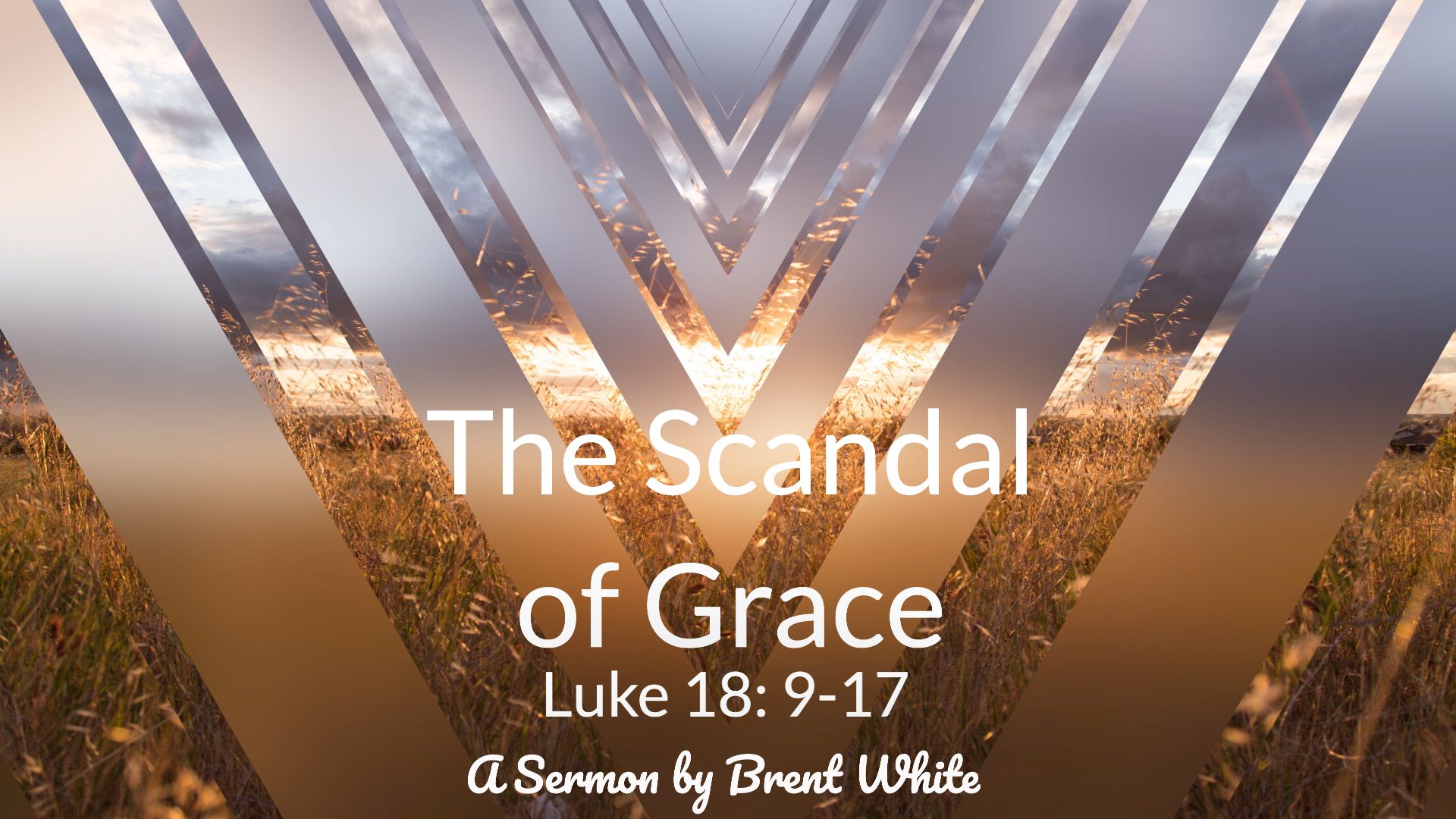 Sermon 10-23-2022: “The Scandal of Grace” – Rev. Brent L. White
